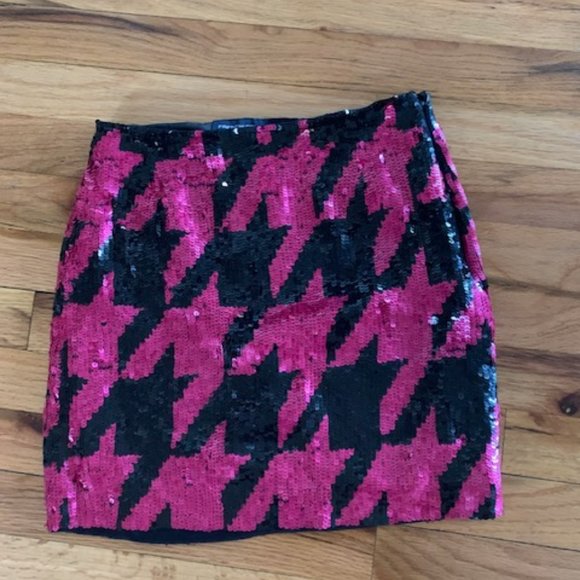French Connection | Skirts | French Connection Sequined Mini Skirt Size ...